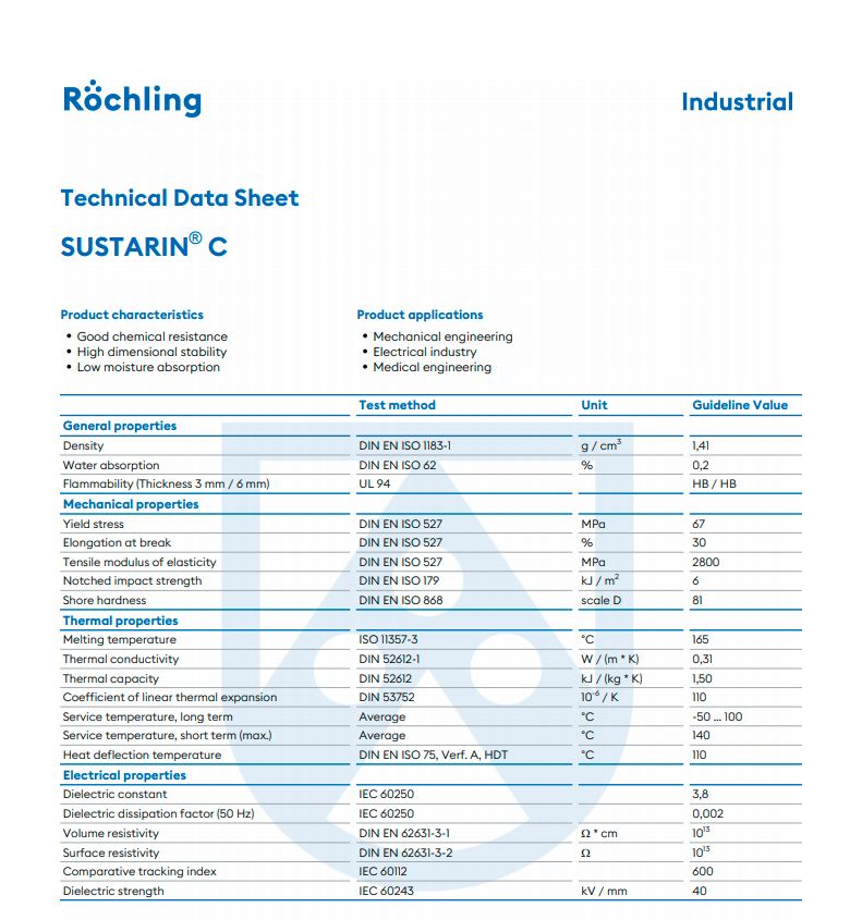 Welke eigenschappen Pom C | Delrin? --> Bestel hier uw staf!